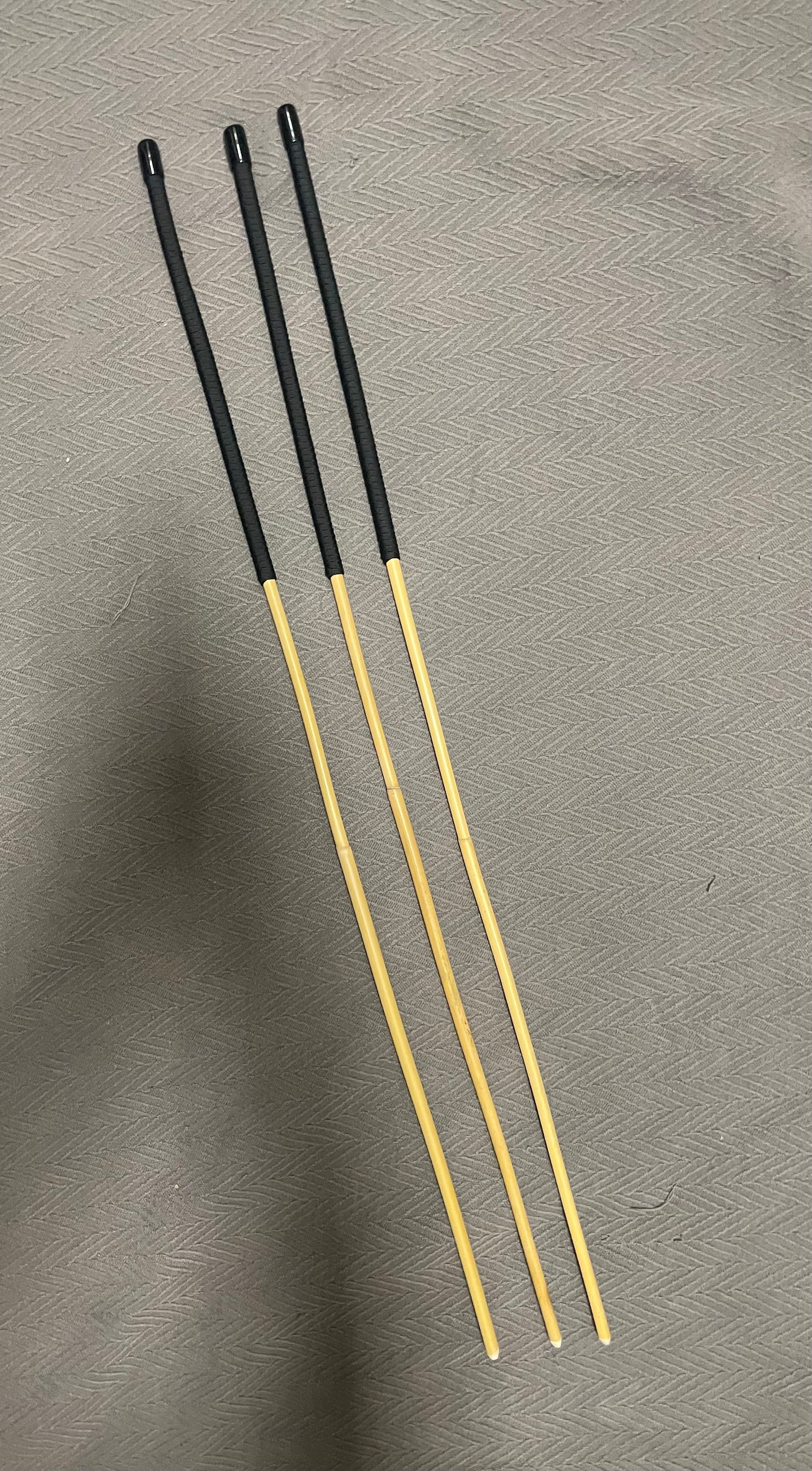 Set of 3 Classic Dragon Canes with Black Handles 90 cms