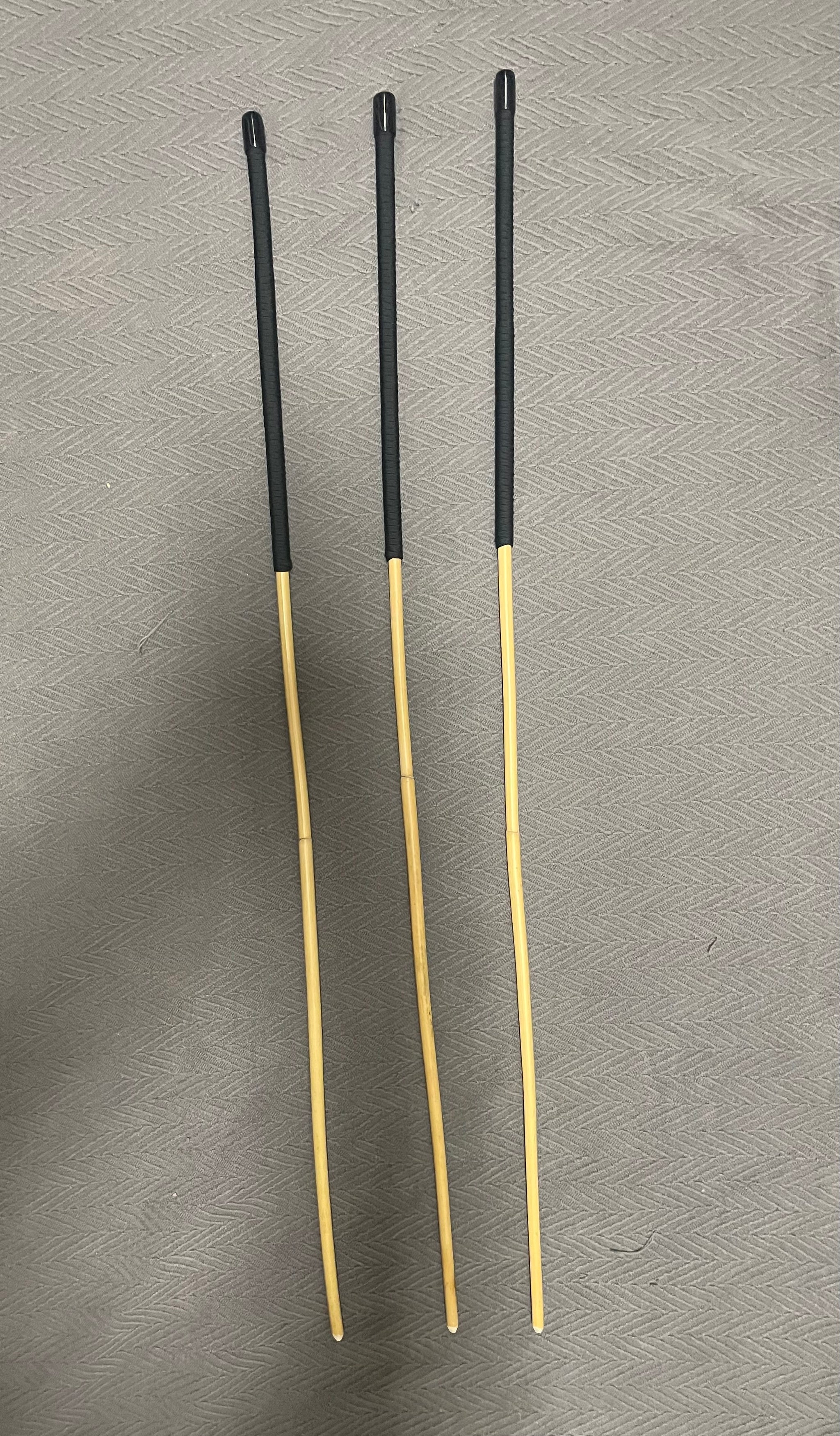 Set of 3 Classic Dragon Canes with Black Handles 90 cms