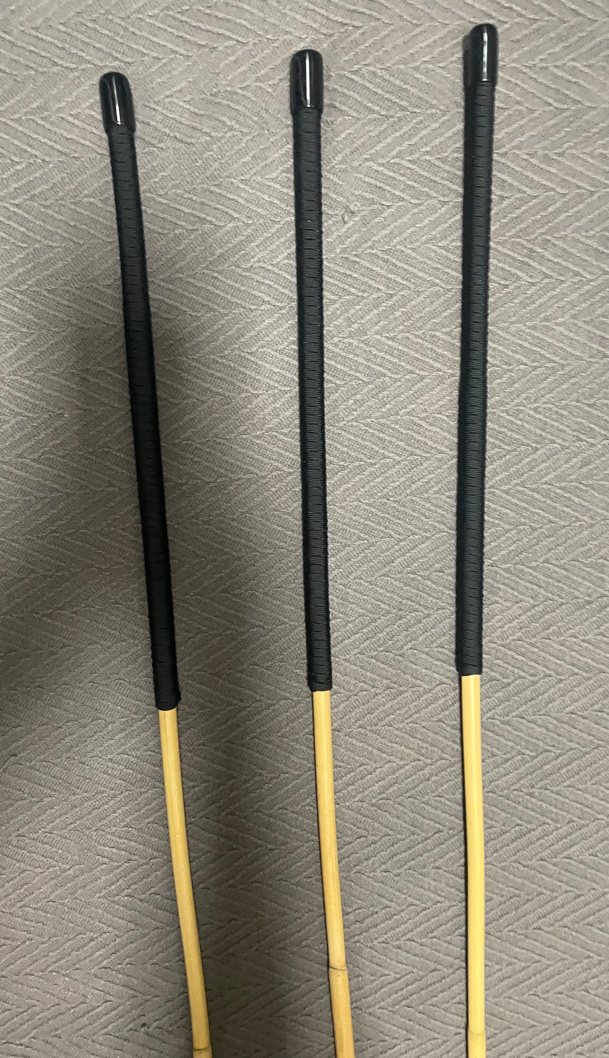 Set of 3 Classic Dragon Canes with Black Handles 90 cms