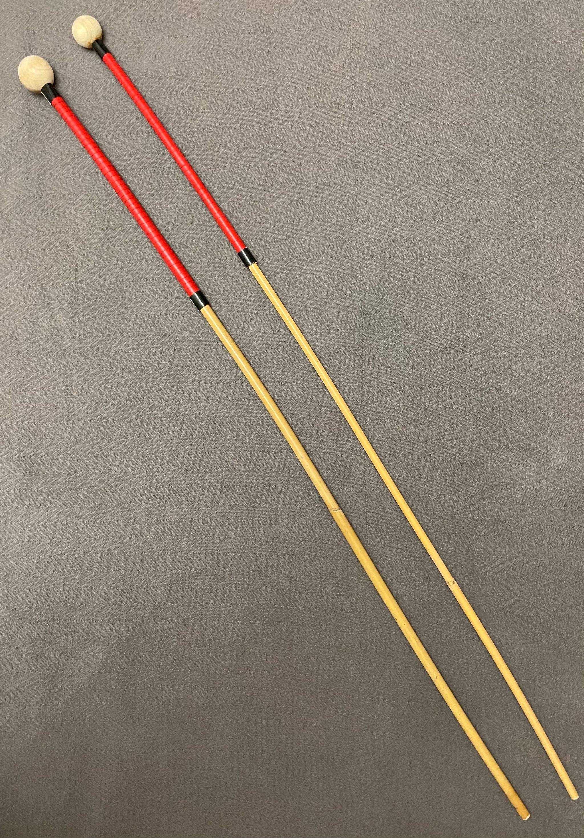Equestrian Trainer Dragon Cane Pair Red or Black Roo Handles