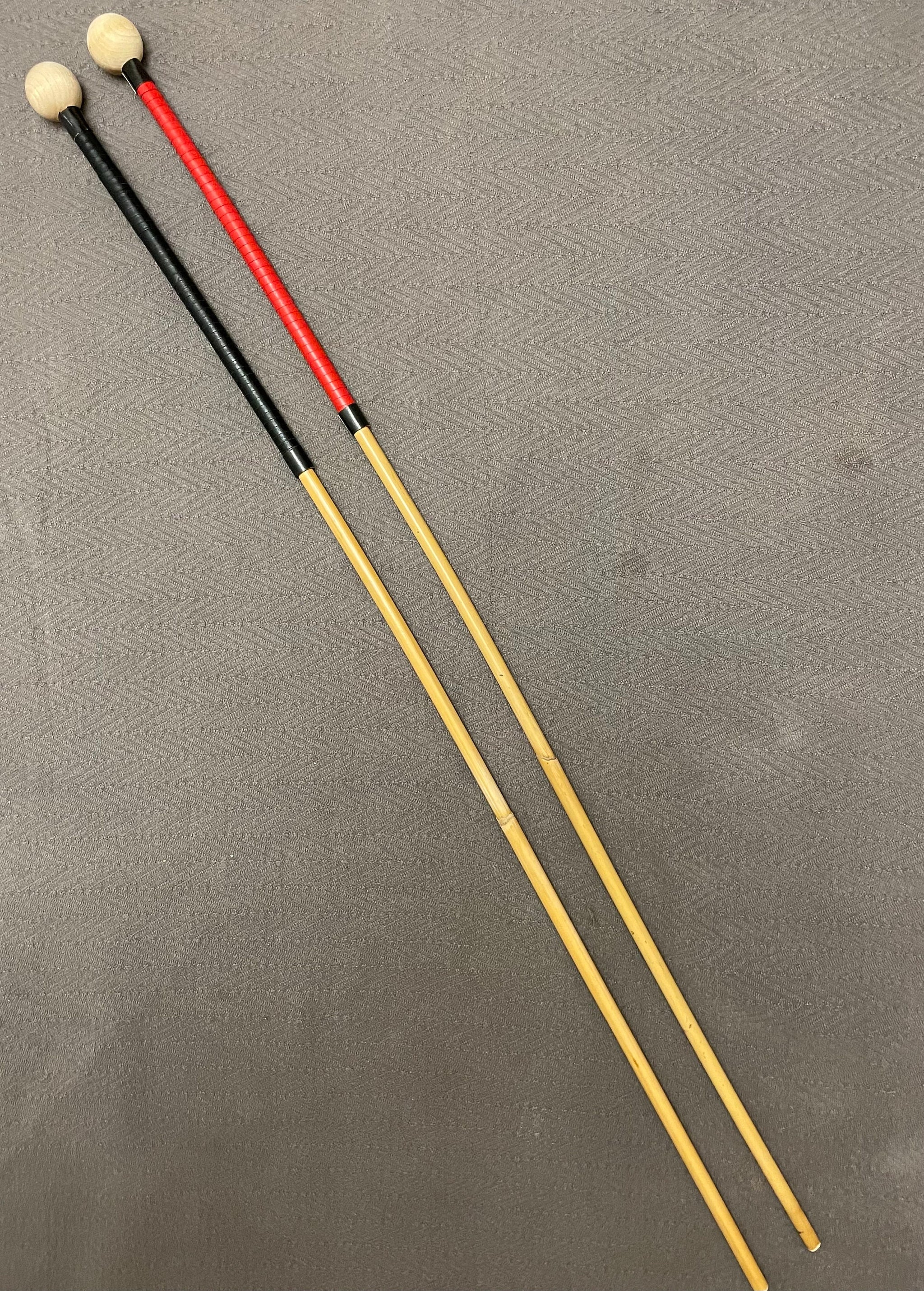 The Maharani Classic Dragon Rattan Punishment Cane with Leather Handle