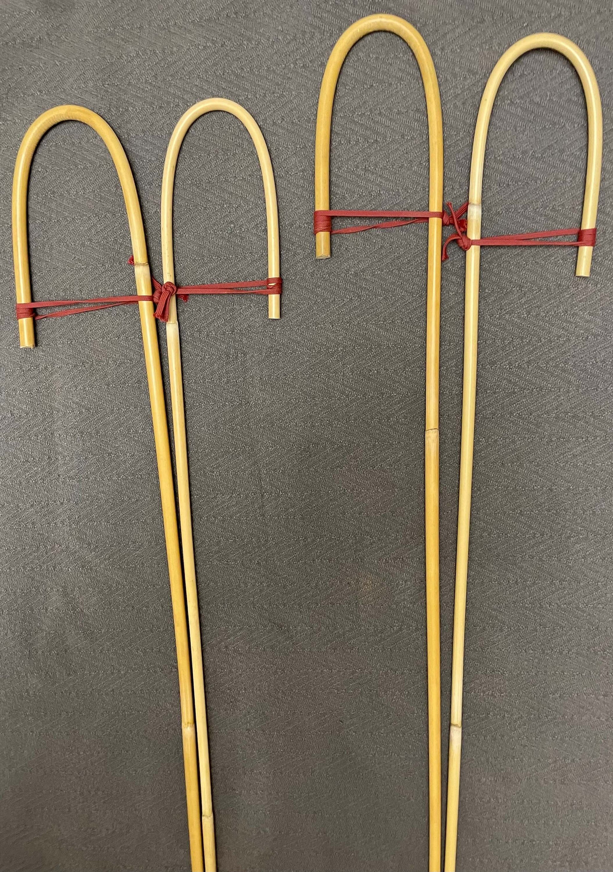 Set of 4 English Classic Dragon School Canes 90 - 95 cms